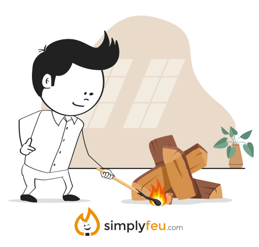 Comment allumer un feu de cheminée : la technique classique